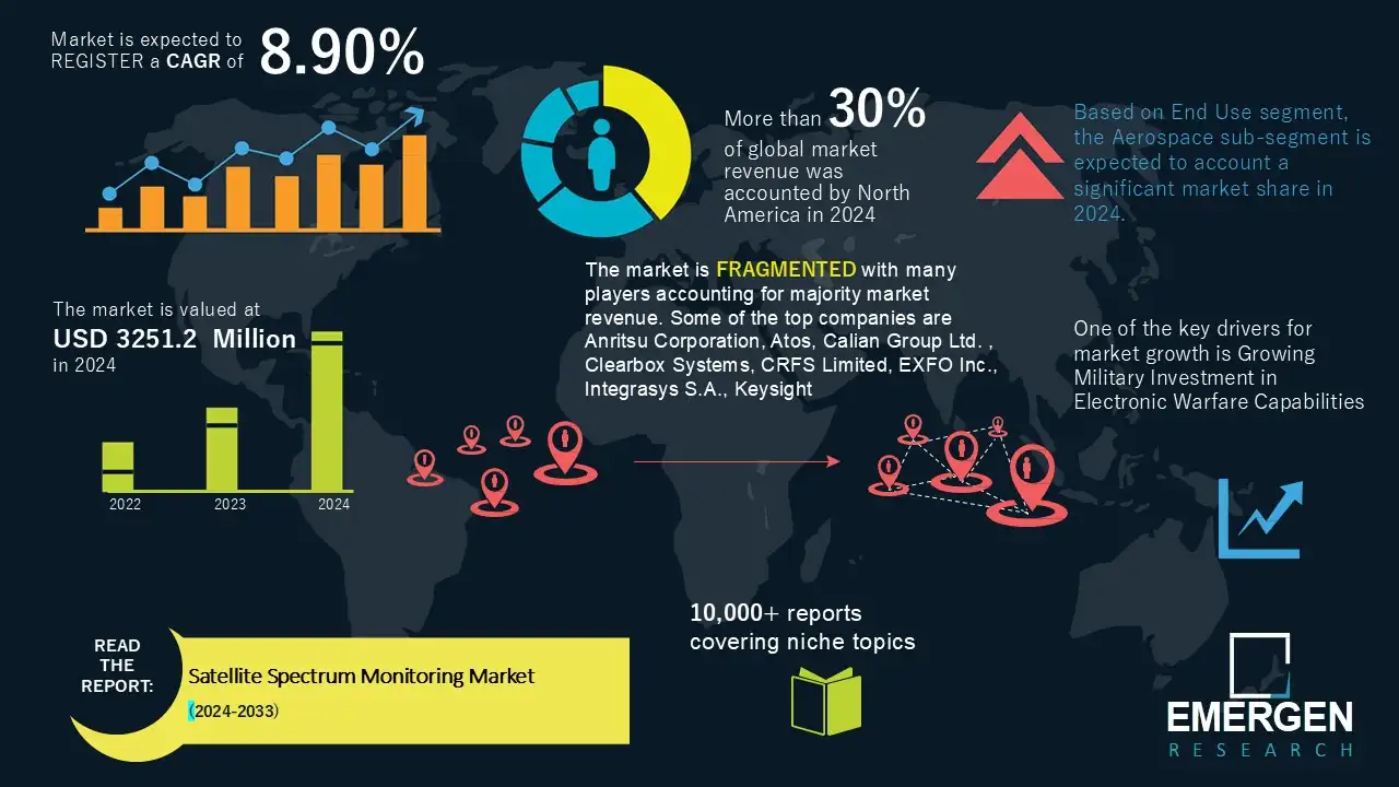 Satellite Spectrum Monitoring Market Size, Share, Trend Analysis by 2033